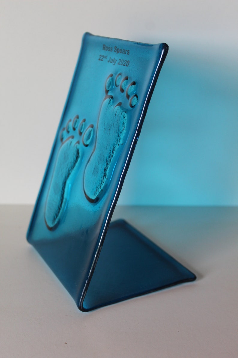 Baby Feet in Fused Glass for Display. Your Babies Feet - Etsy