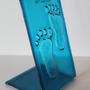 Baby Feet in Fused Glass for Display. Your Babies Feet - Etsy