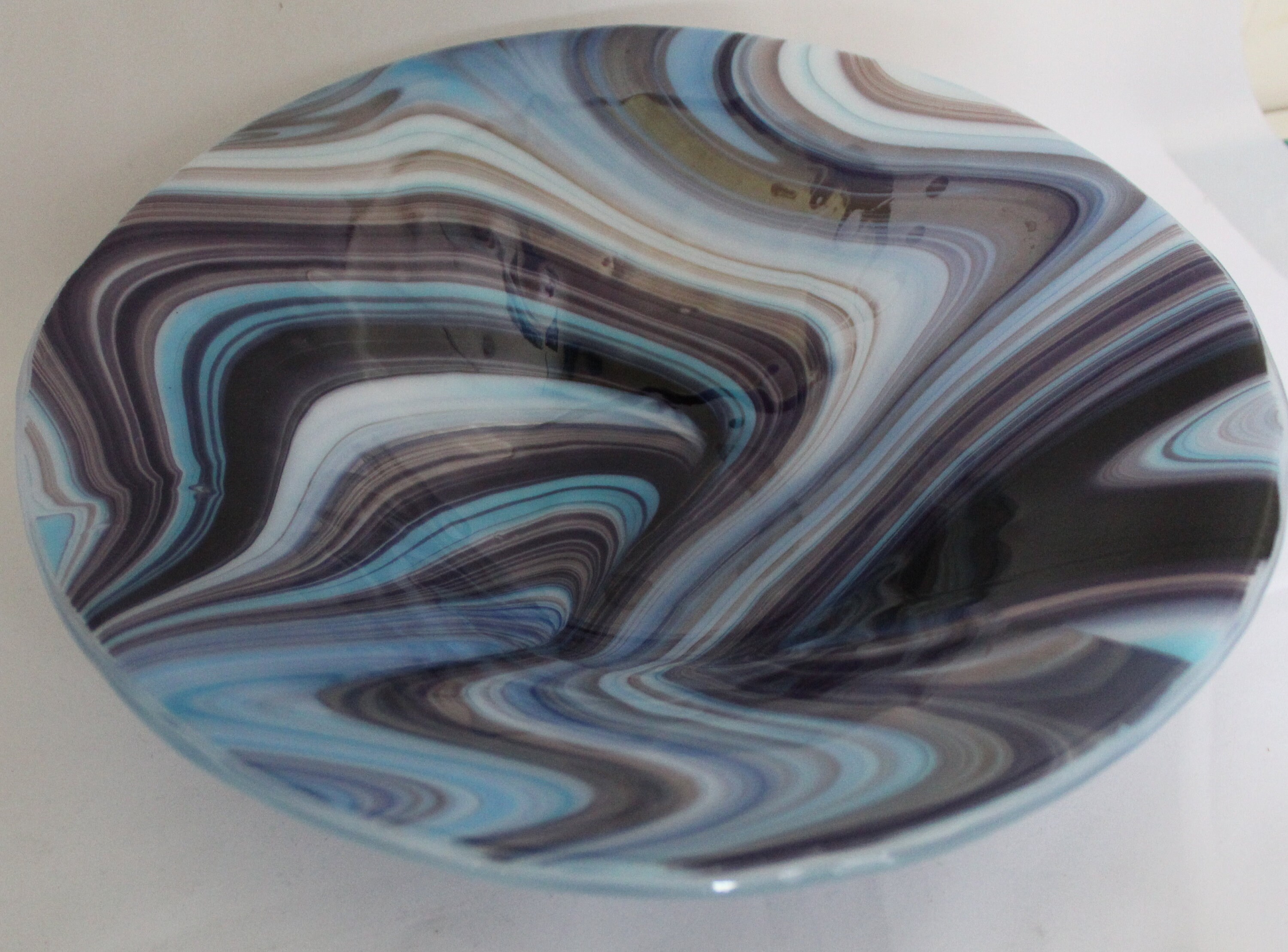 Bowl and coasters. Kiln fired fused Handmade ideal gift | Etsy