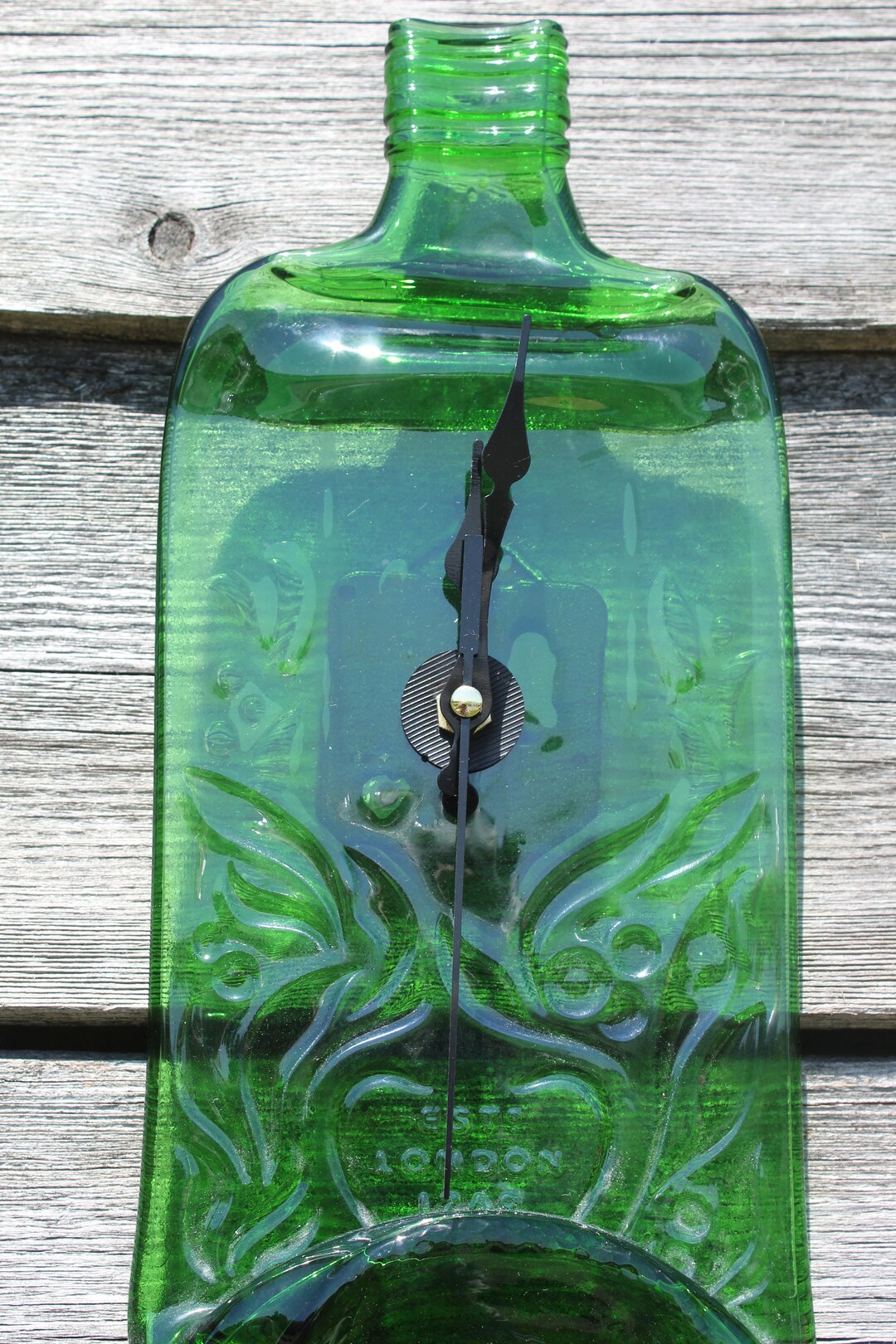 Gordons Gin Bottle Clock - Etsy