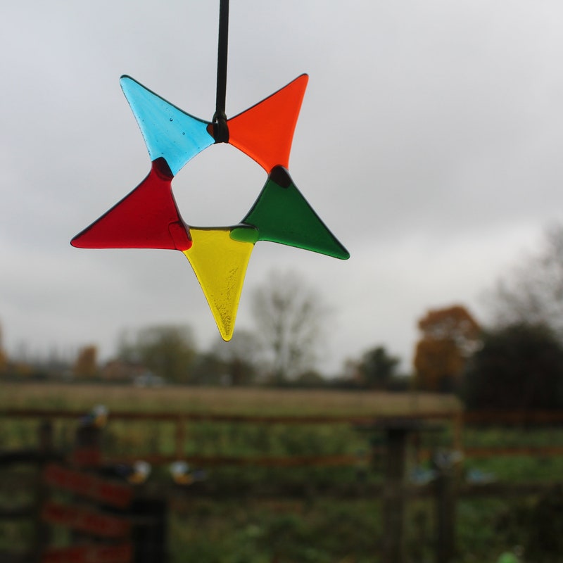 Fused Glass Star - Etsy