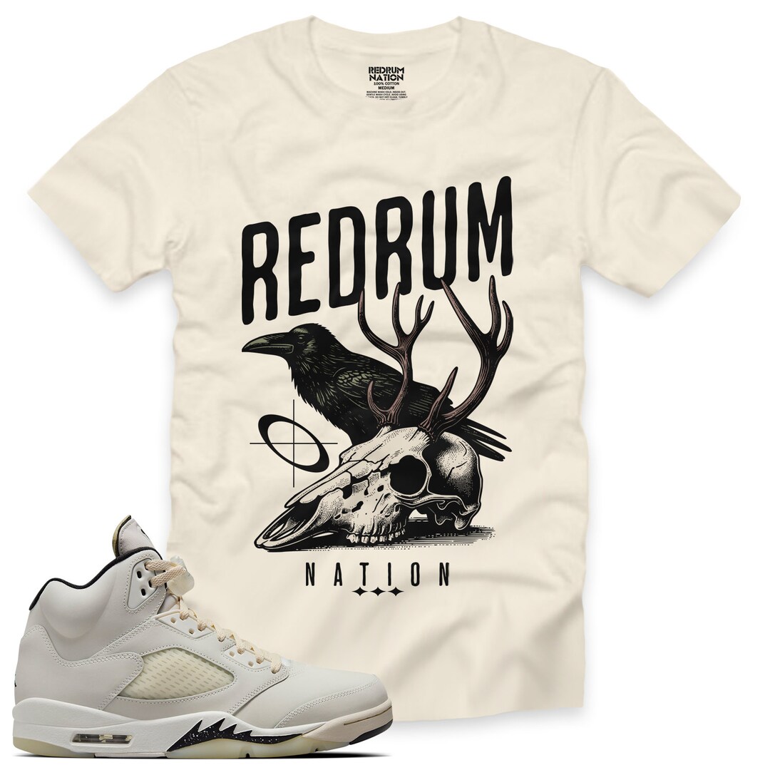 Sail 5 Deer Skull T-shirt - Etsy