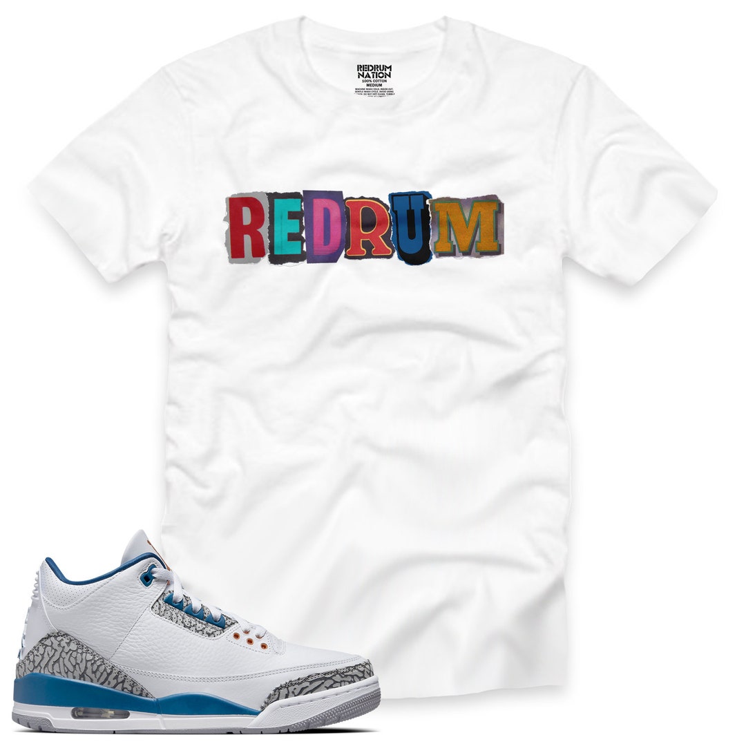 White and True Blue 3 Redrum V11 T-shirt - Etsy