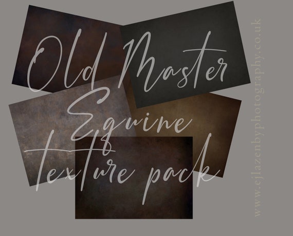 Old Master Equine Texture Pack Digital Photoshop Overlay Set - Etsy