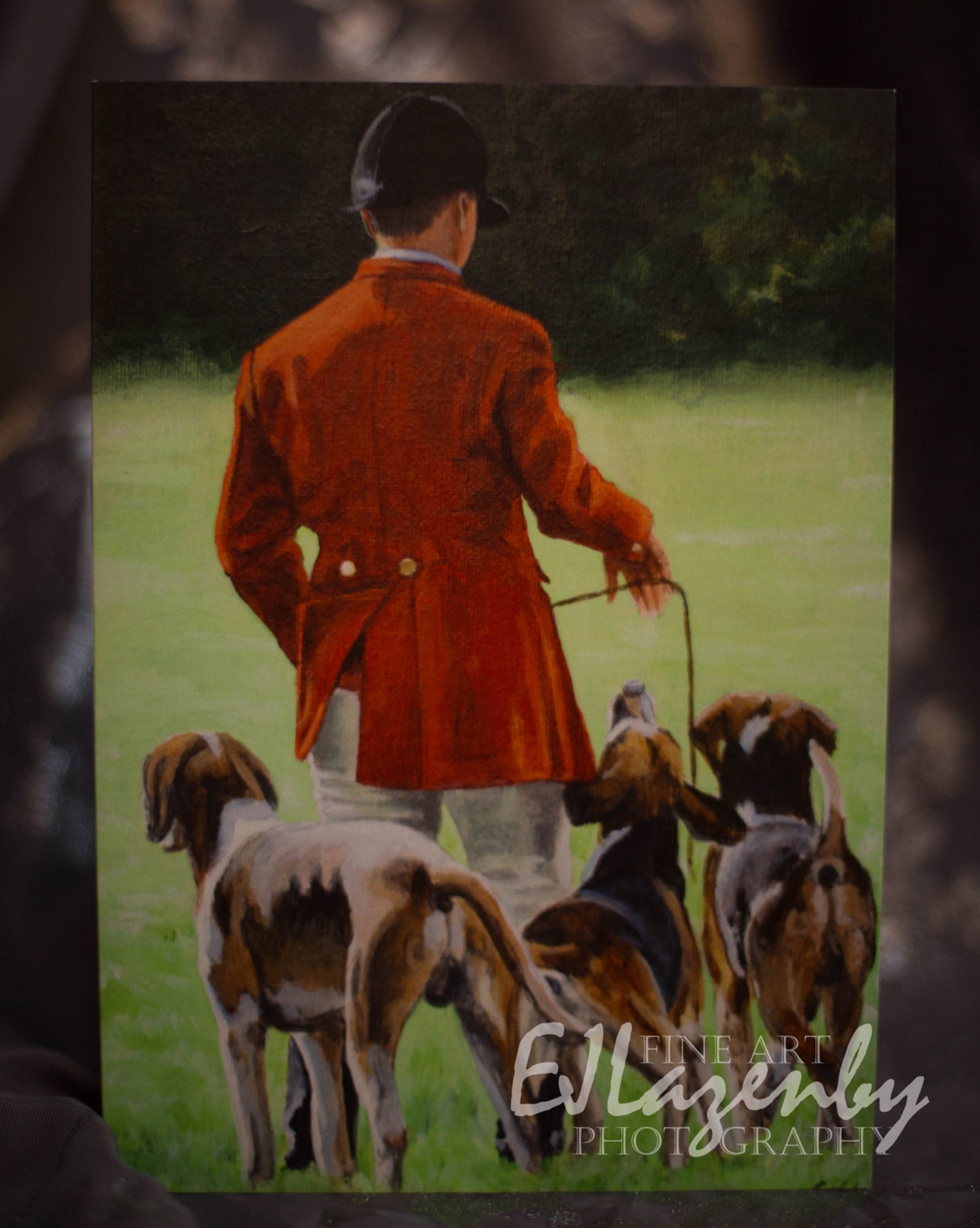 Blank Fine Art Card the Whipper In - Etsy Hong Kong