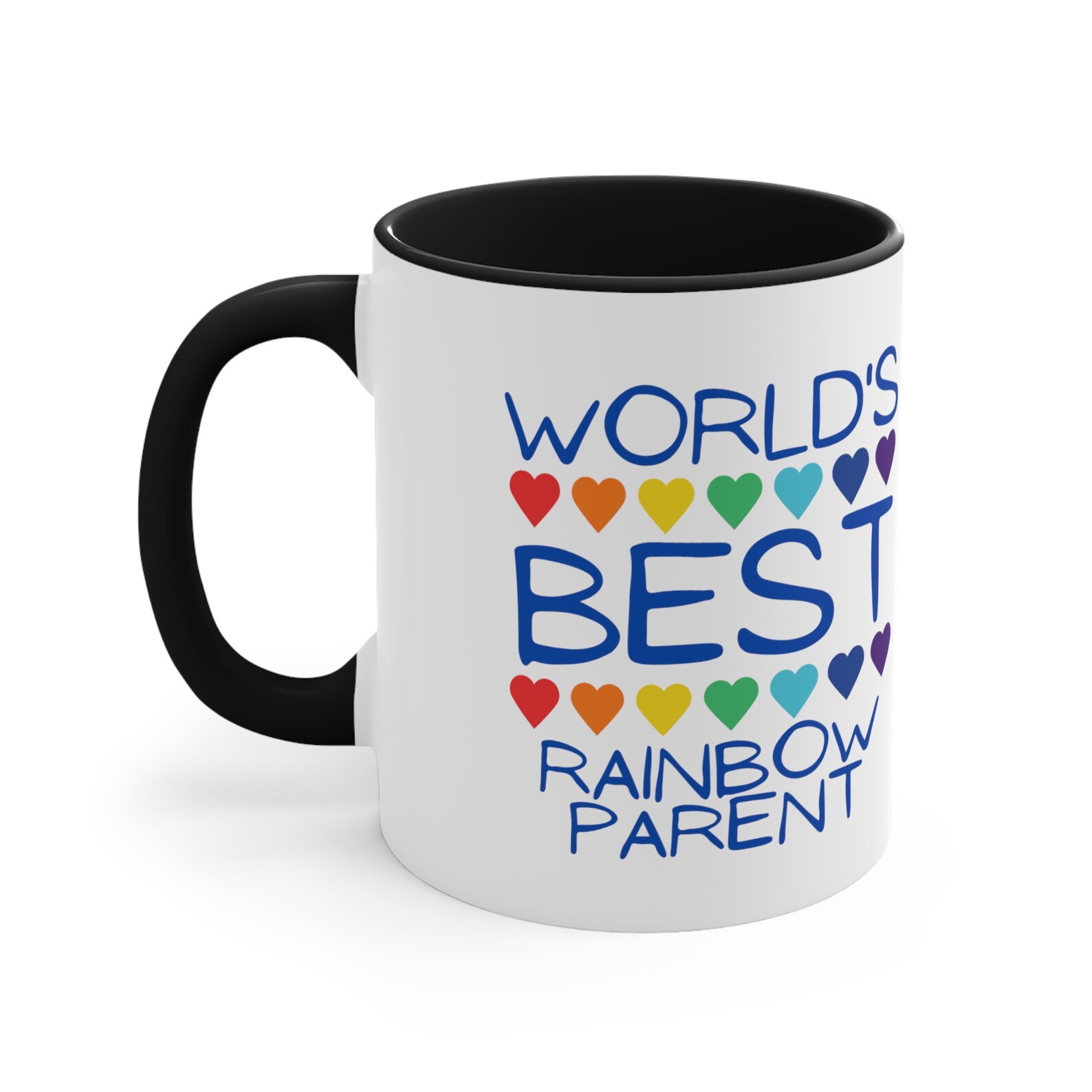IORG Best Rainbow Parent, Accent Coffee Mug, 11oz, IORG, Masonic Youth ...