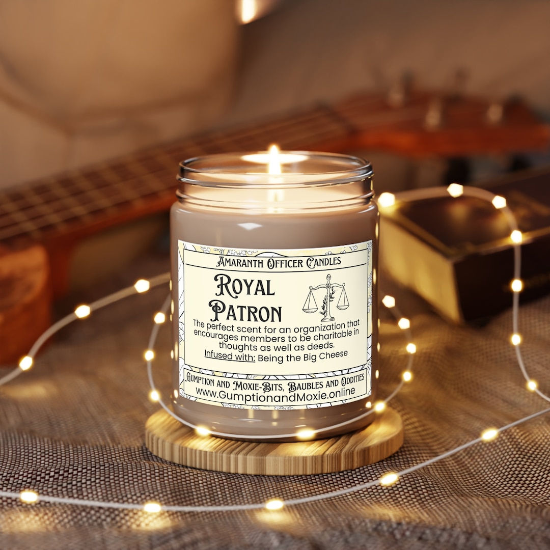 Royal Patron Amaranth Officer Candle, 9oz Scented Candles, Friendship ...