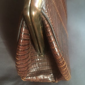 Vintage Lizard Skin Purse - Good Condition - 1950s - Mod - Etsy