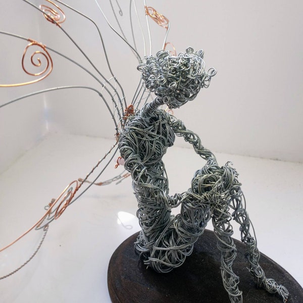 Wire Angel Sculpture - Etsy