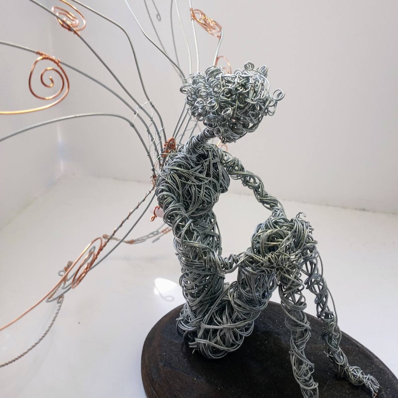 Wire Angel Sculpture - Etsy