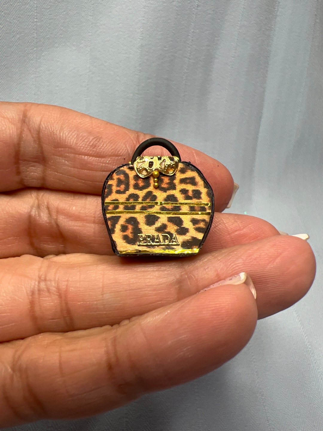Miniature Leopard Handbag 1 Inch Scale - Etsy