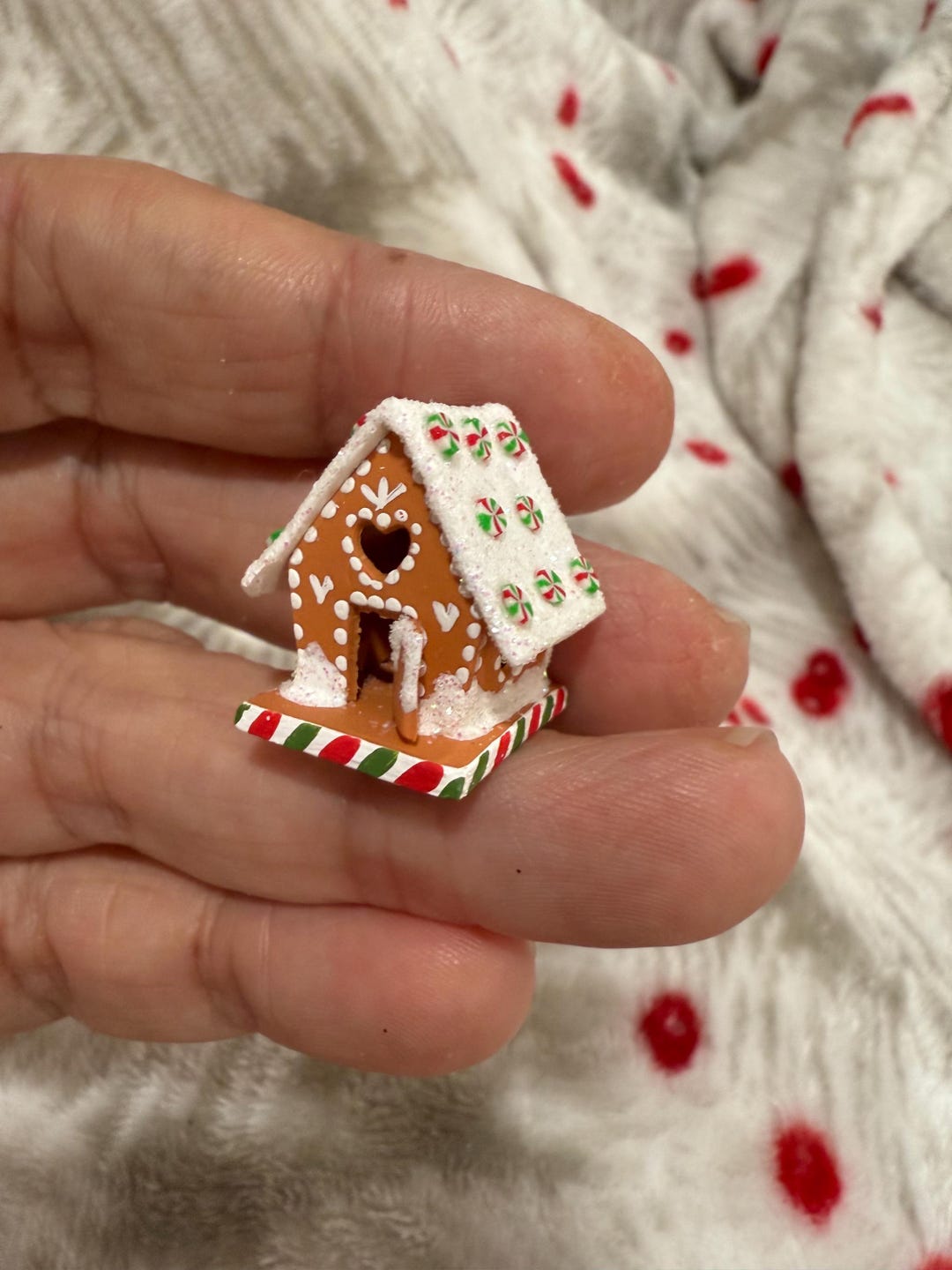 Miniature Gingerbread House 1 Inch Scale - Etsy
