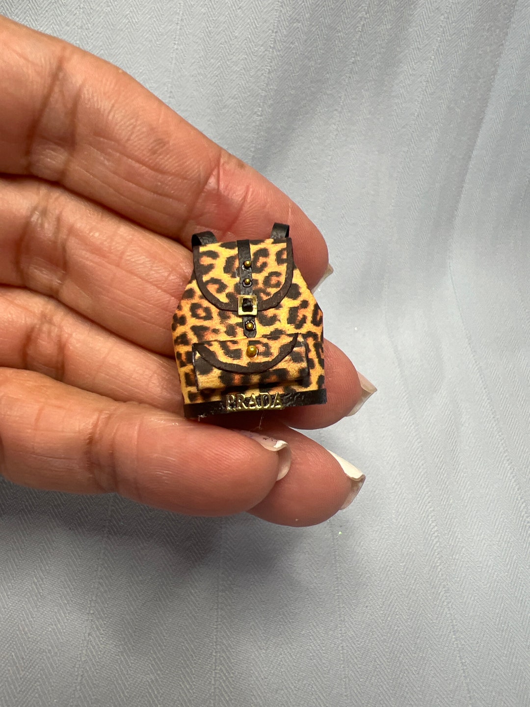 Miniature Leopard Backpack 1 Inch Scale - Etsy