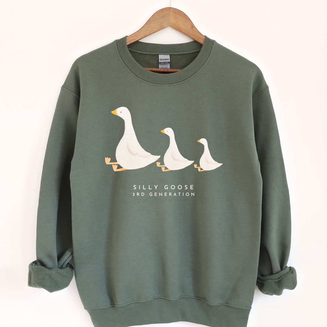 Silly Goose Sweater Cute Goose Shirt Silly Goose University Fun Goose ...
