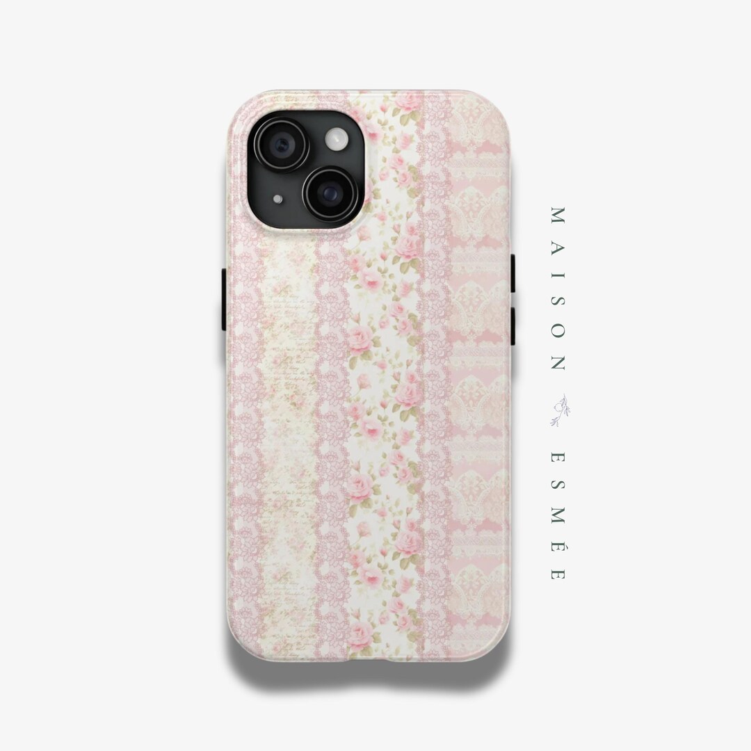 IPhone 16 Pro Case Pink Floral Phone Case Cute Coquette Floral ...