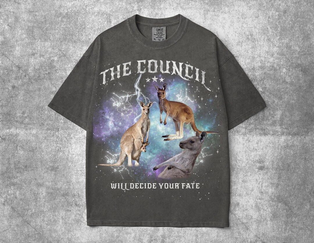 Kangaroos Cosmic Design Shirt Retro Graphic T-shirts, Vintage Fish ...