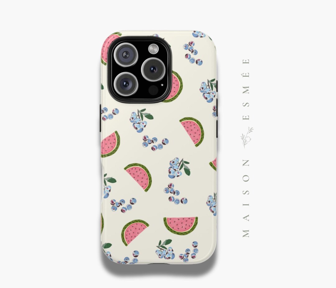 Watermelon Tropical Fruit Summer Phone Case Cute Trendy Colorful Lemon iPhone 16 Case iPhone 15 ...