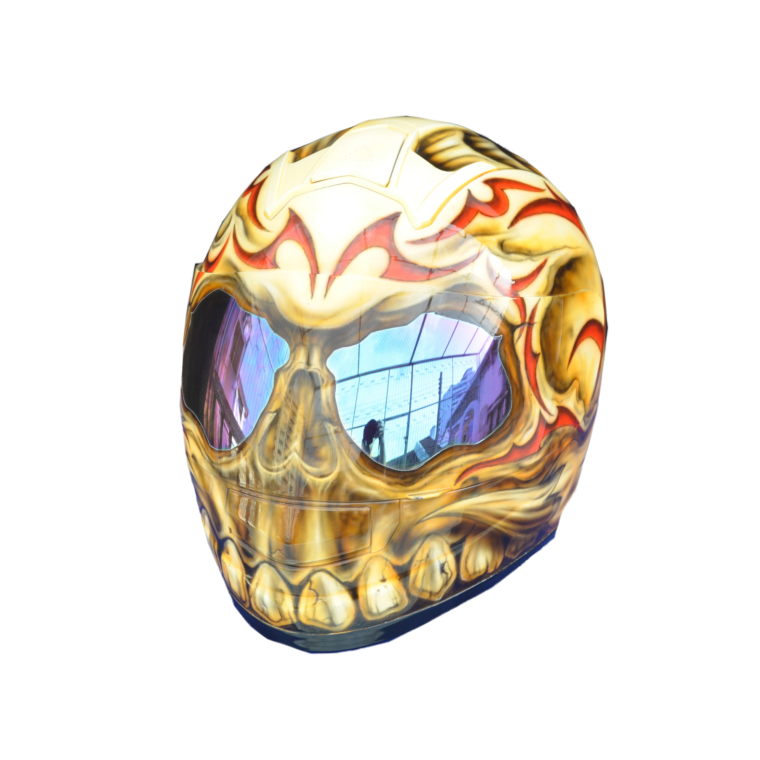 Full-face Custom Motorcycle Helmet motorcycle Skull Helmet - Etsy