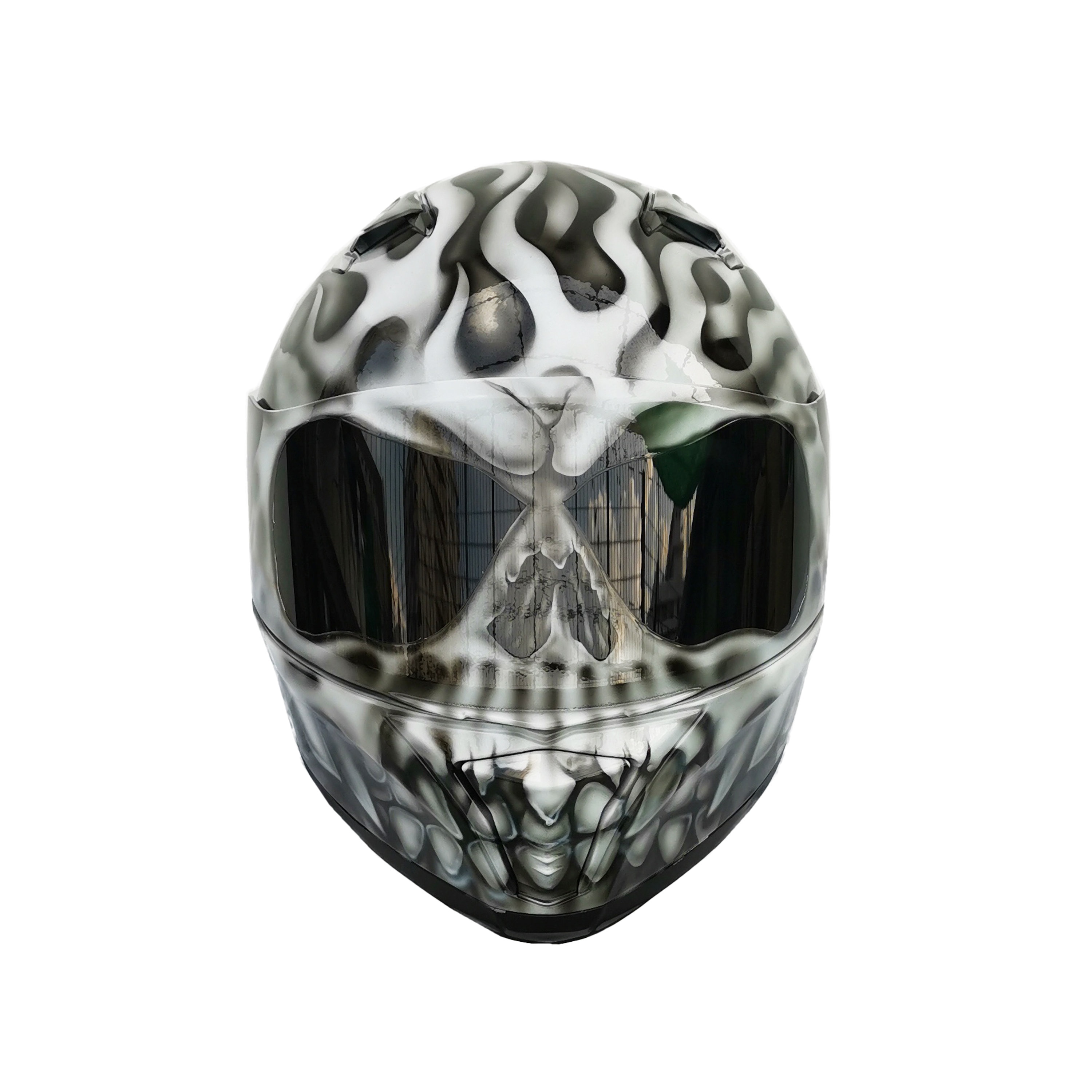 Full-face Custom Motorcycle Helmet motorcycle Skull Helmet - Etsy