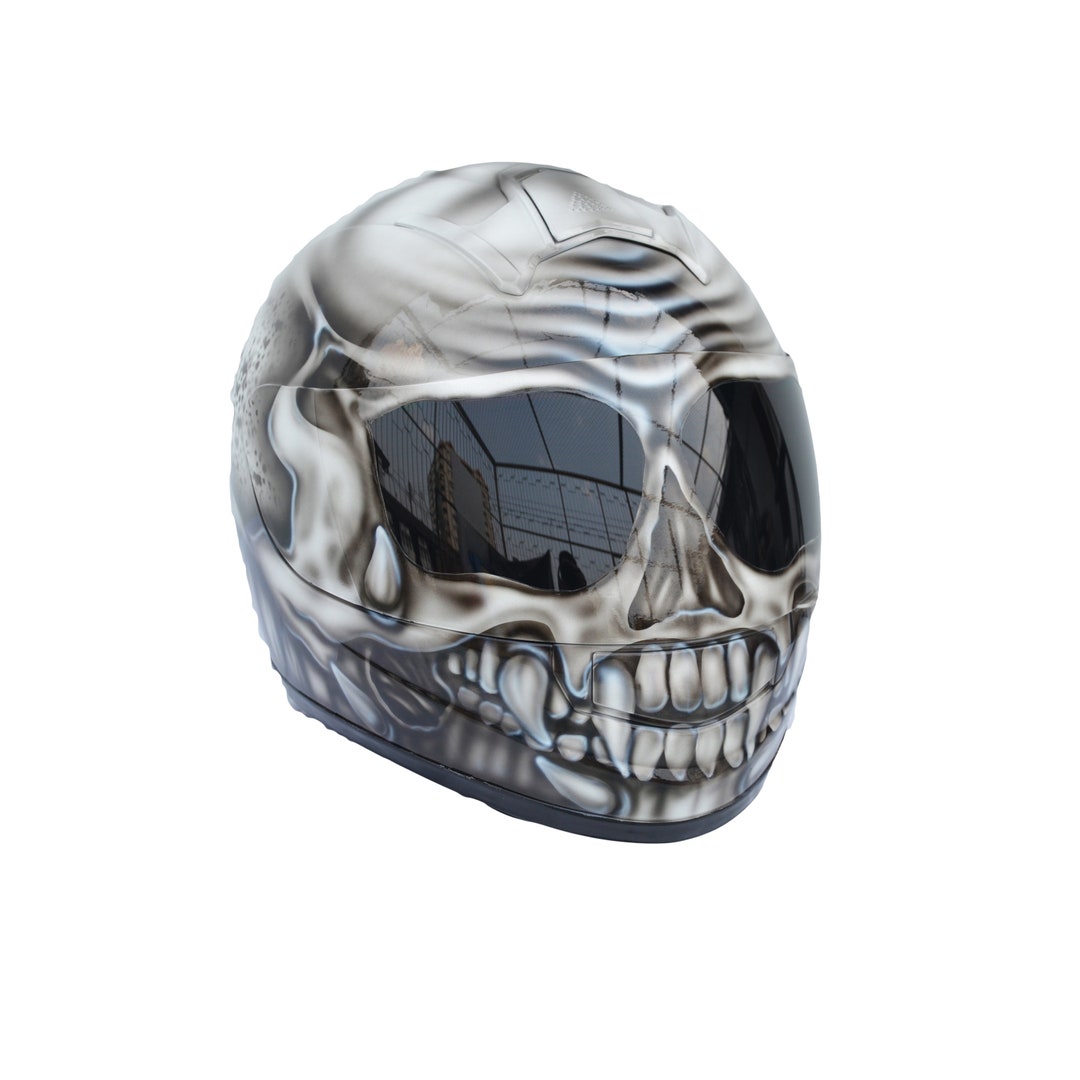 Full-face Custom Motorcycle Helmet ,motorcycle Skull Helmet ,custom ...