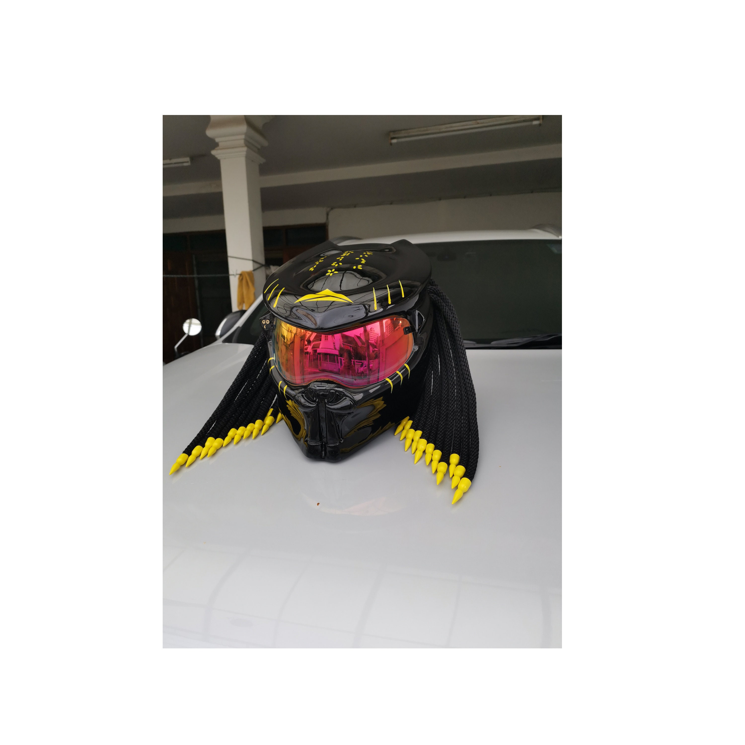 Full-face Predator Motorcycle Helmet custom Predator - Etsy