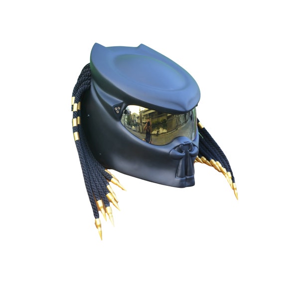 Blue Predator Helmet - Etsy