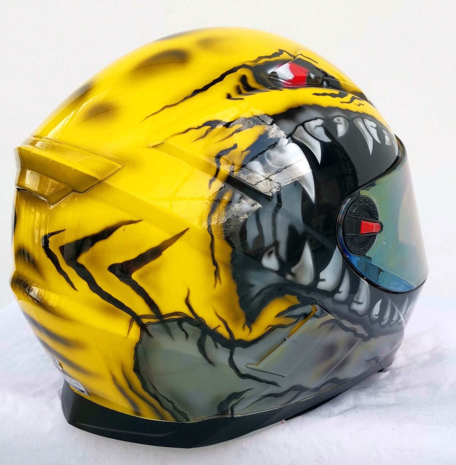 Full-face Custom Motorcycle Helmet motorcycle Skull Helmet | Etsy