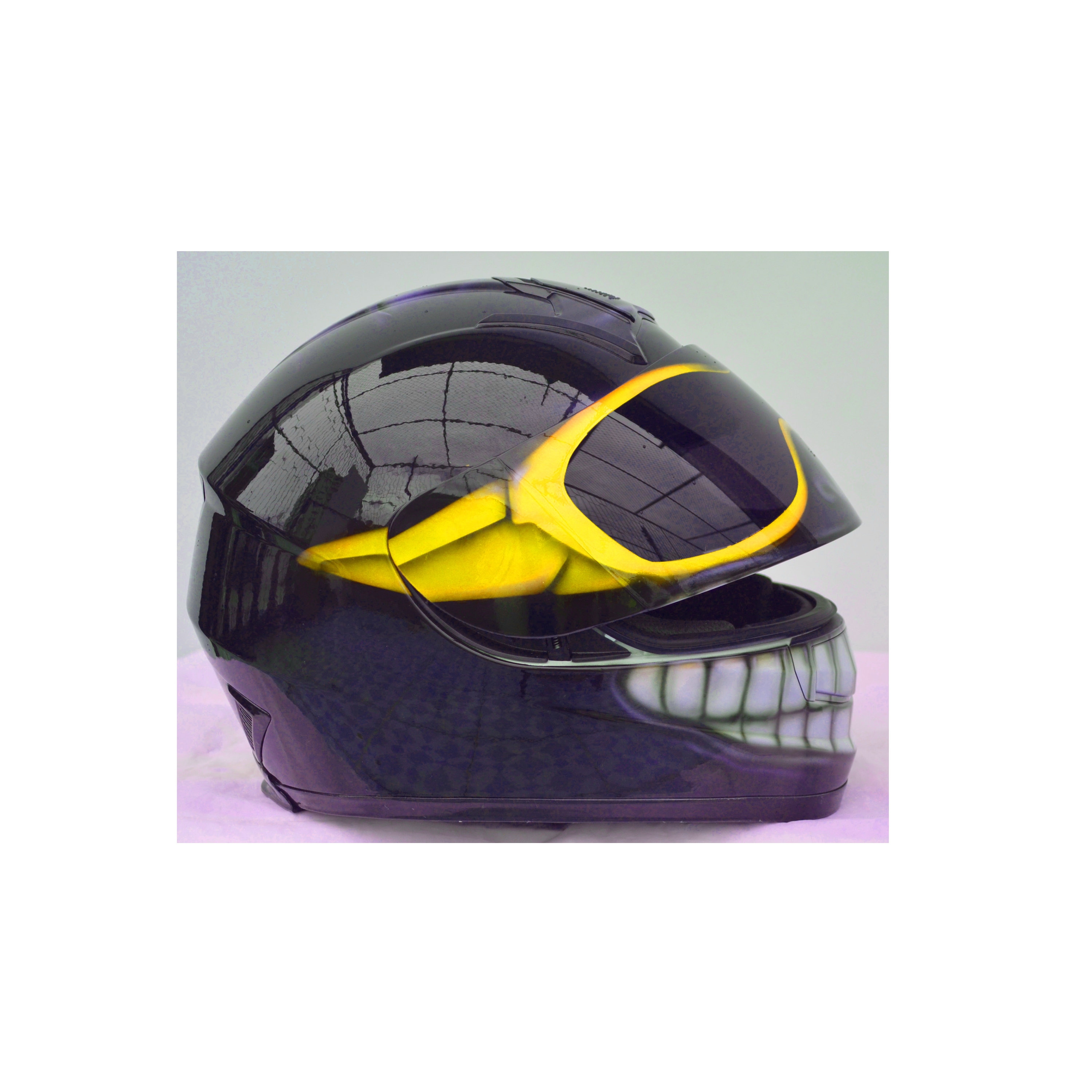 Full-face Custom Motorcycle Helmet motorcycle Skull Helmet | Etsy