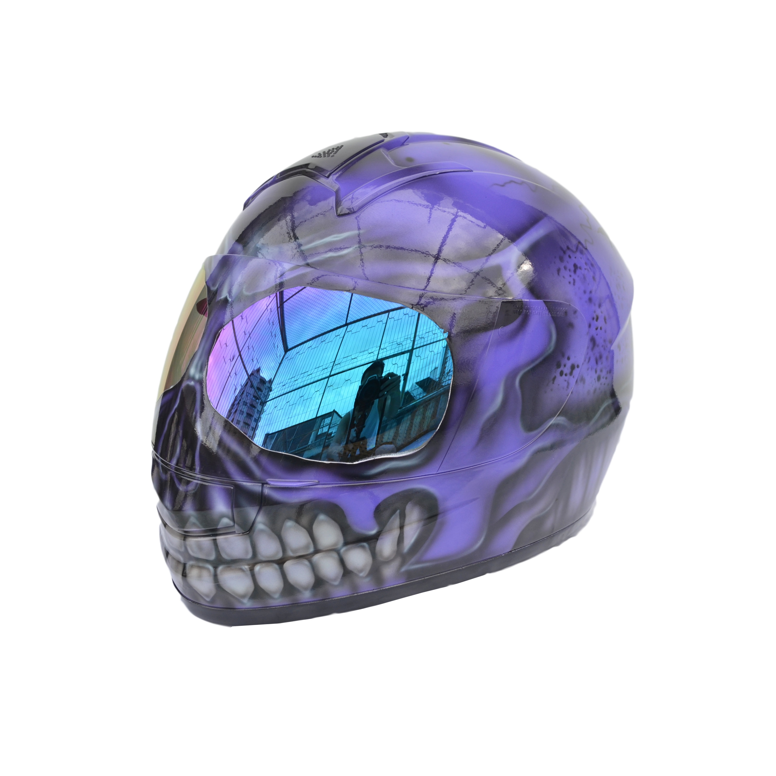 Full-face Custom Motorcycle Helmet motorcycle Skull Helmet - Etsy