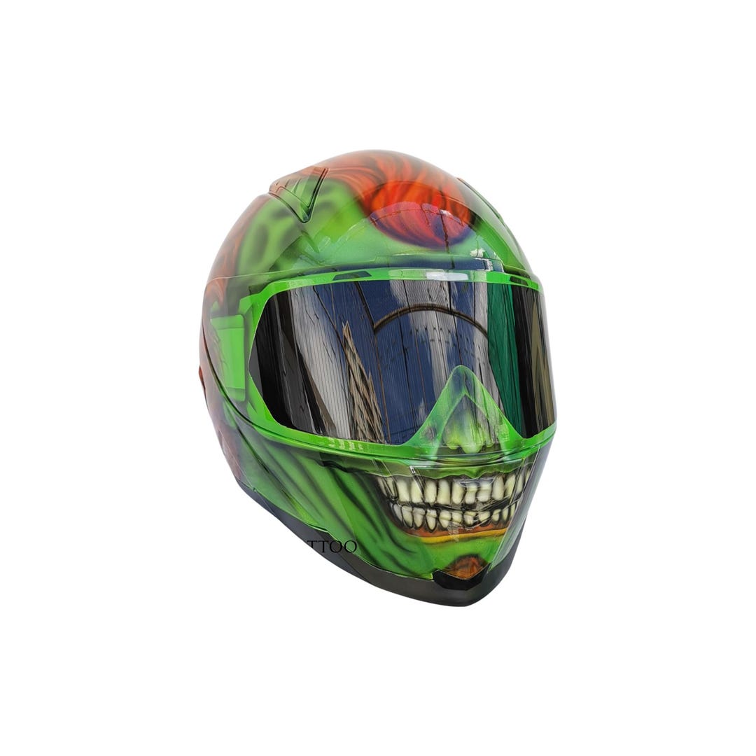 Full-face Custom Joker Motorcycle Helmet ,motorcycle Joker Helmet ...