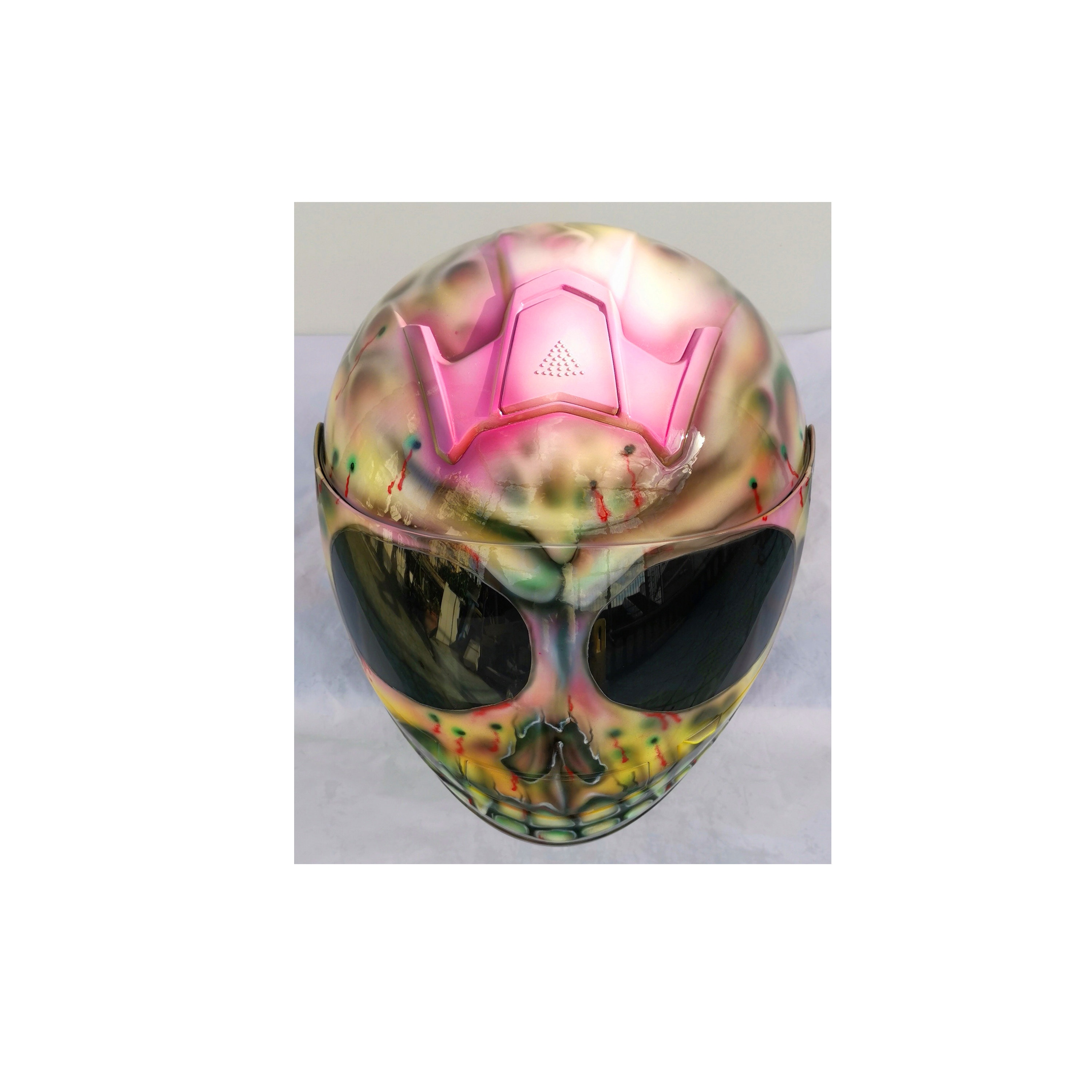 Full-face Sugar Skull Helmet , Women's Skull Helmet, Sugar Skull Helmet ...