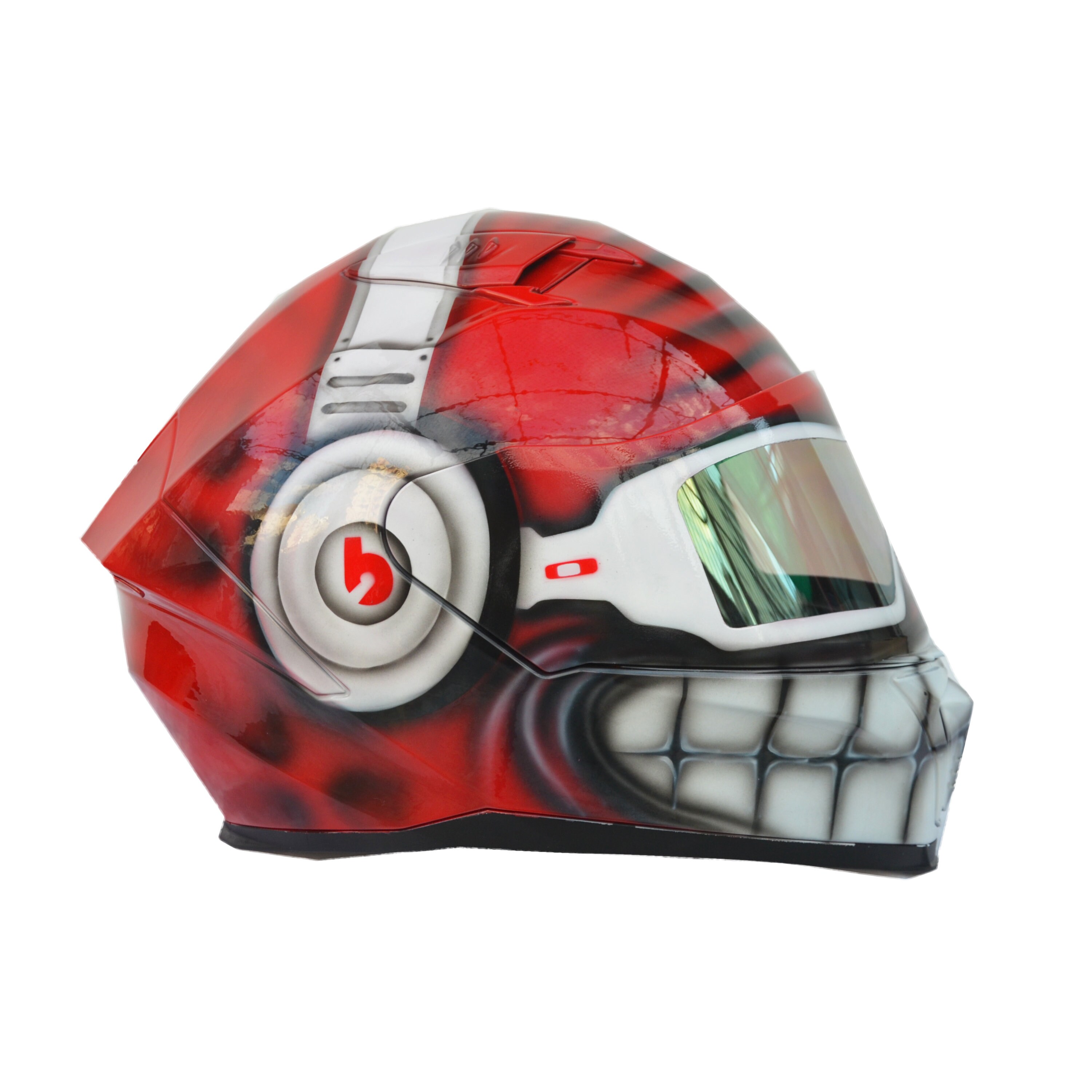 Full-face Custom Motorcycle Helmet motorcycle Skull Helmet - Etsy
