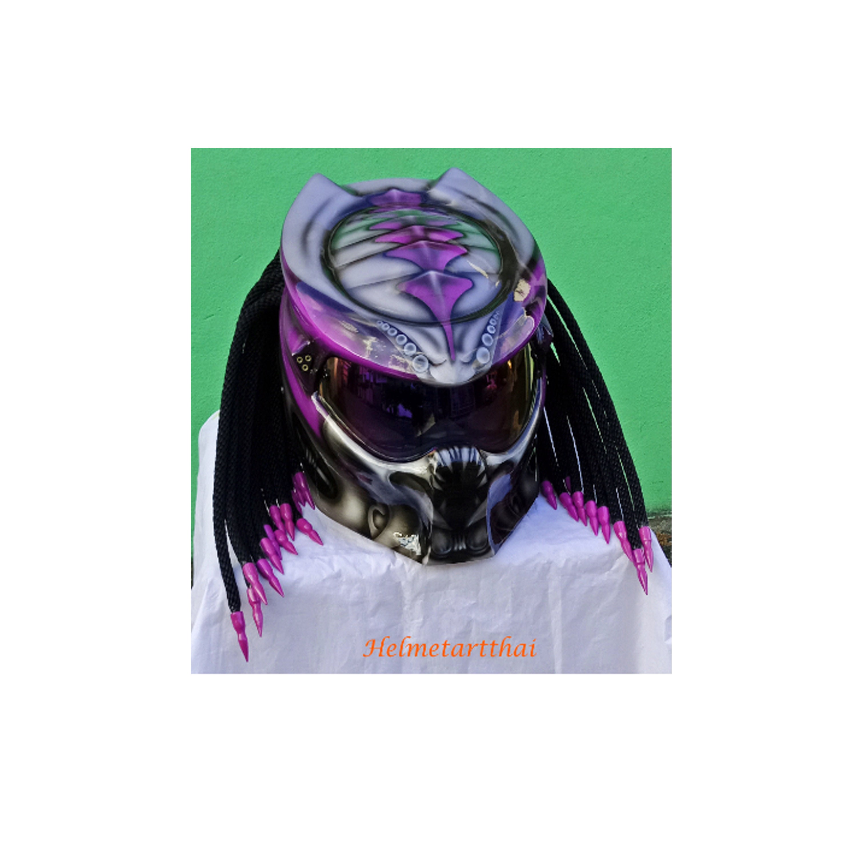 Full-face Predator Motorcycle Helmet custom Predator | Etsy