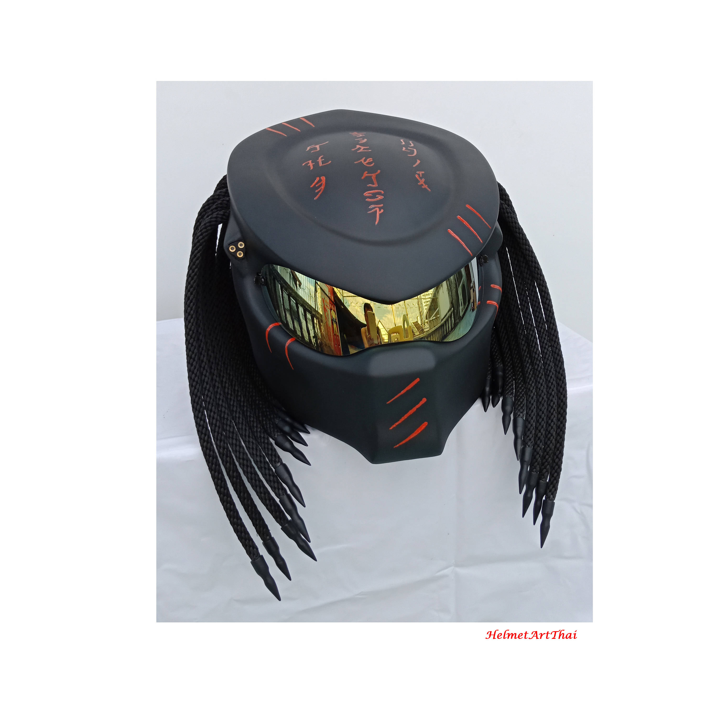 Full-face Predator Motorcycle Helmet custom Predator | Etsy