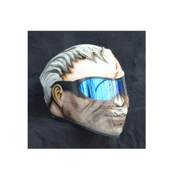 Full-face Custom Motorcycle Helmet motorcycle Skull Helmet - Etsy