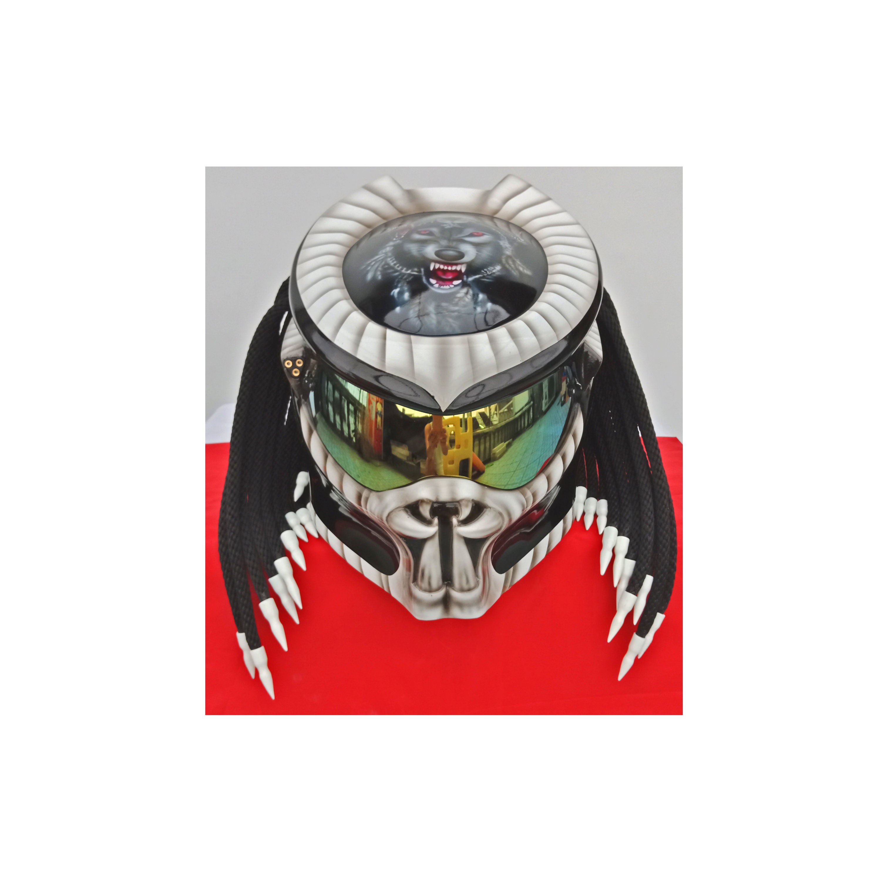 Full-face Predator Motorcycle Helmet custom Predator | Etsy
