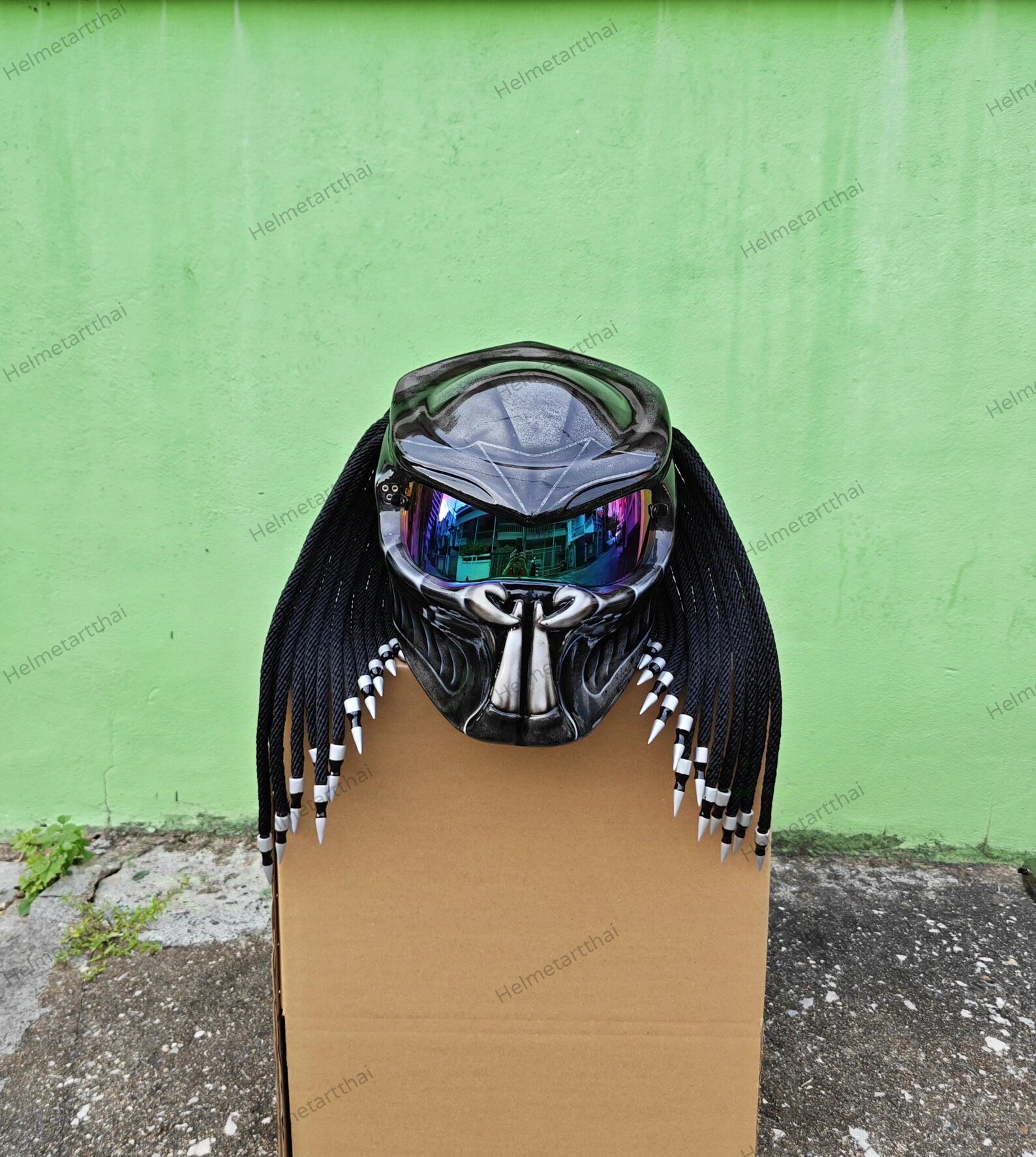 Full-face Predator Motorcycle Helmet ,custom Predator Motorcycle Helmet ...