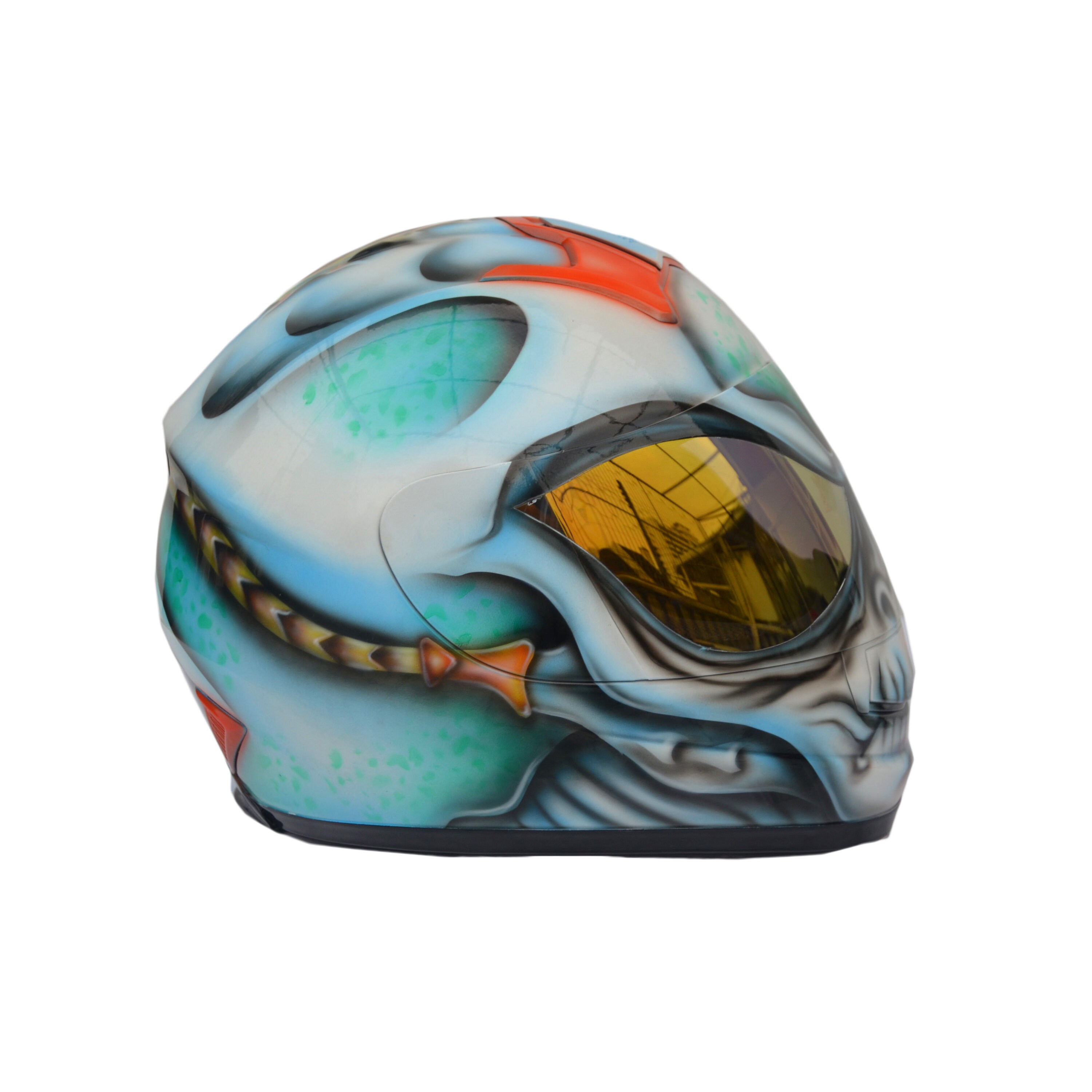 Full-face Custom Motorcycle Helmet ,motorcycle Skull Helmet ,custom ...