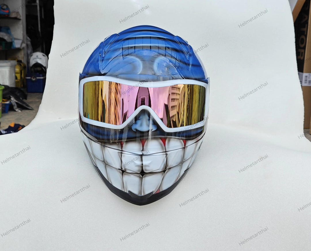 Full-face Custom Motorcycle Helmet ,motorcycle Skull Helmet ,custom ...