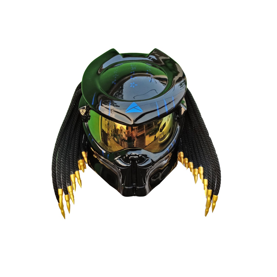 Full-face Predator Motorcycle Helmet custom Predator | Etsy