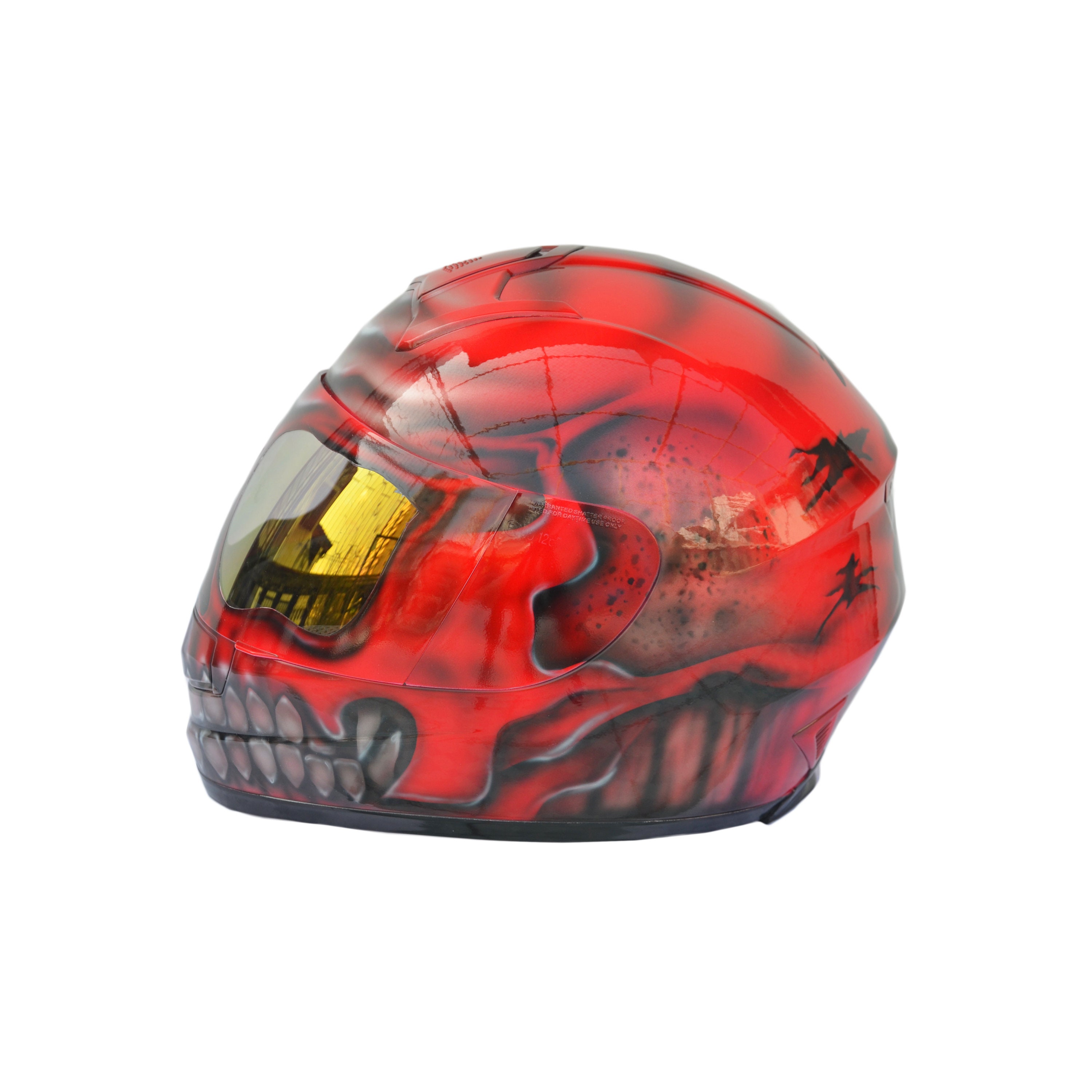 Full-face Custom Motorcycle Helmet motorcycle Skull Helmet | Etsy