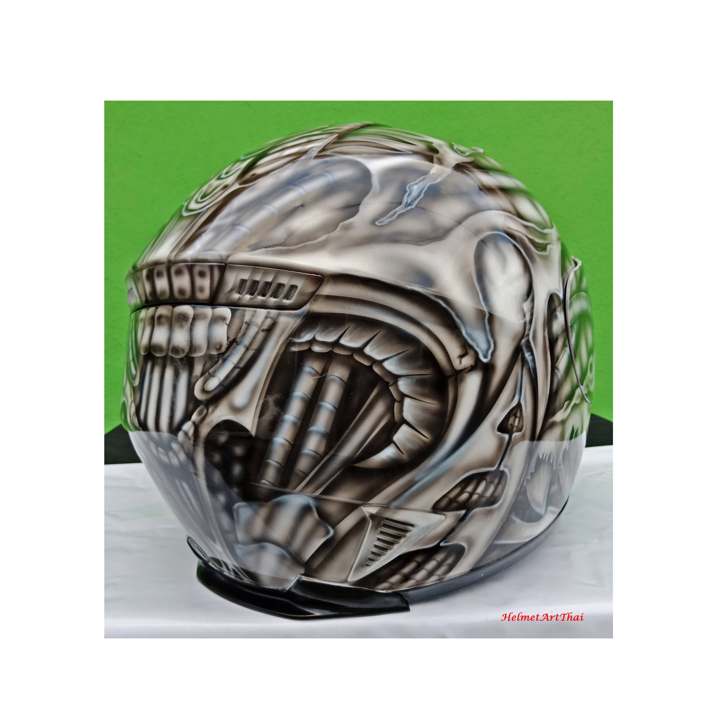 Full-face Custom Motorcycle Helmet motorcycle Skull Helmet - Etsy