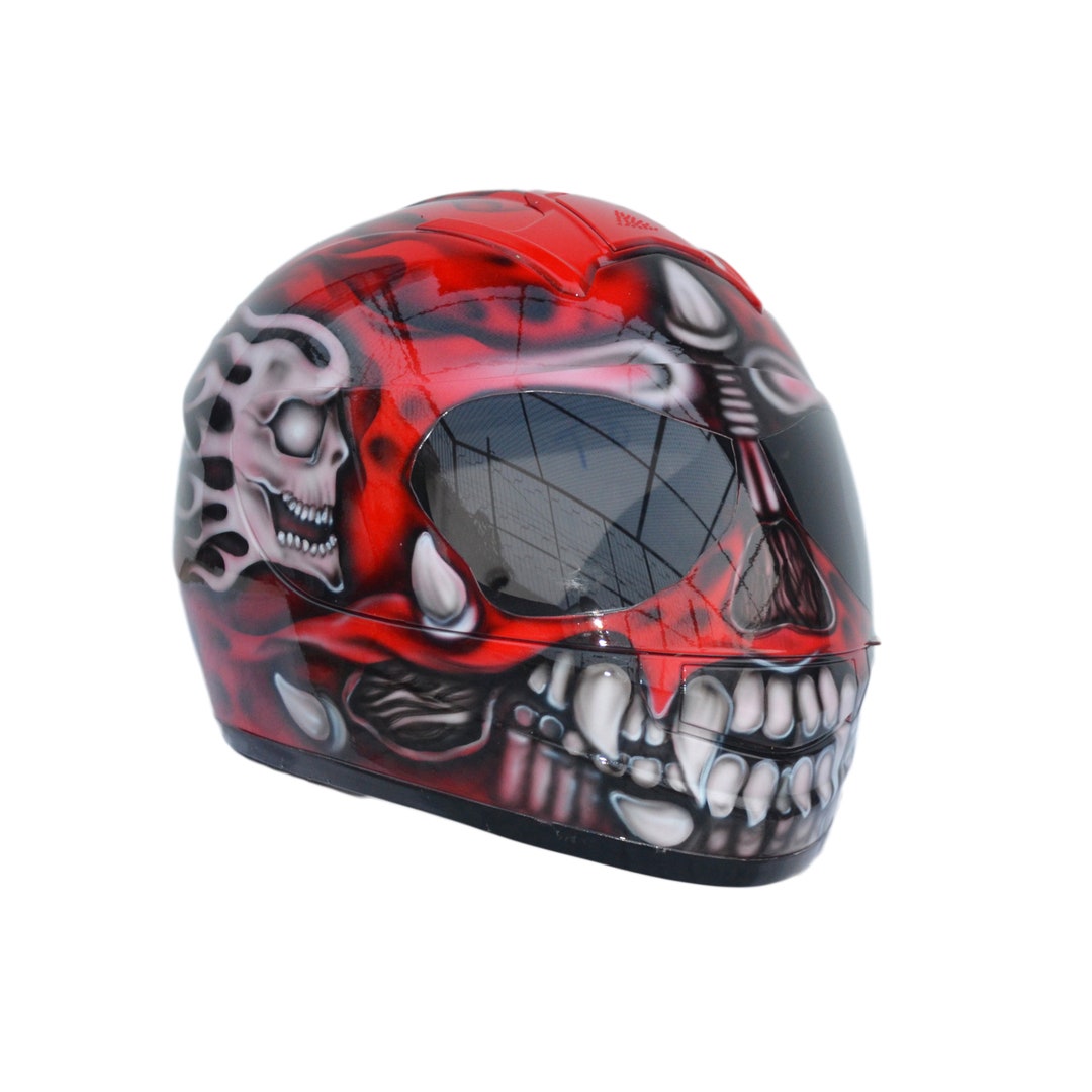Full-face Custom Motorcycle Helmet ,motorcycle Skull Helmet ,custom ...
