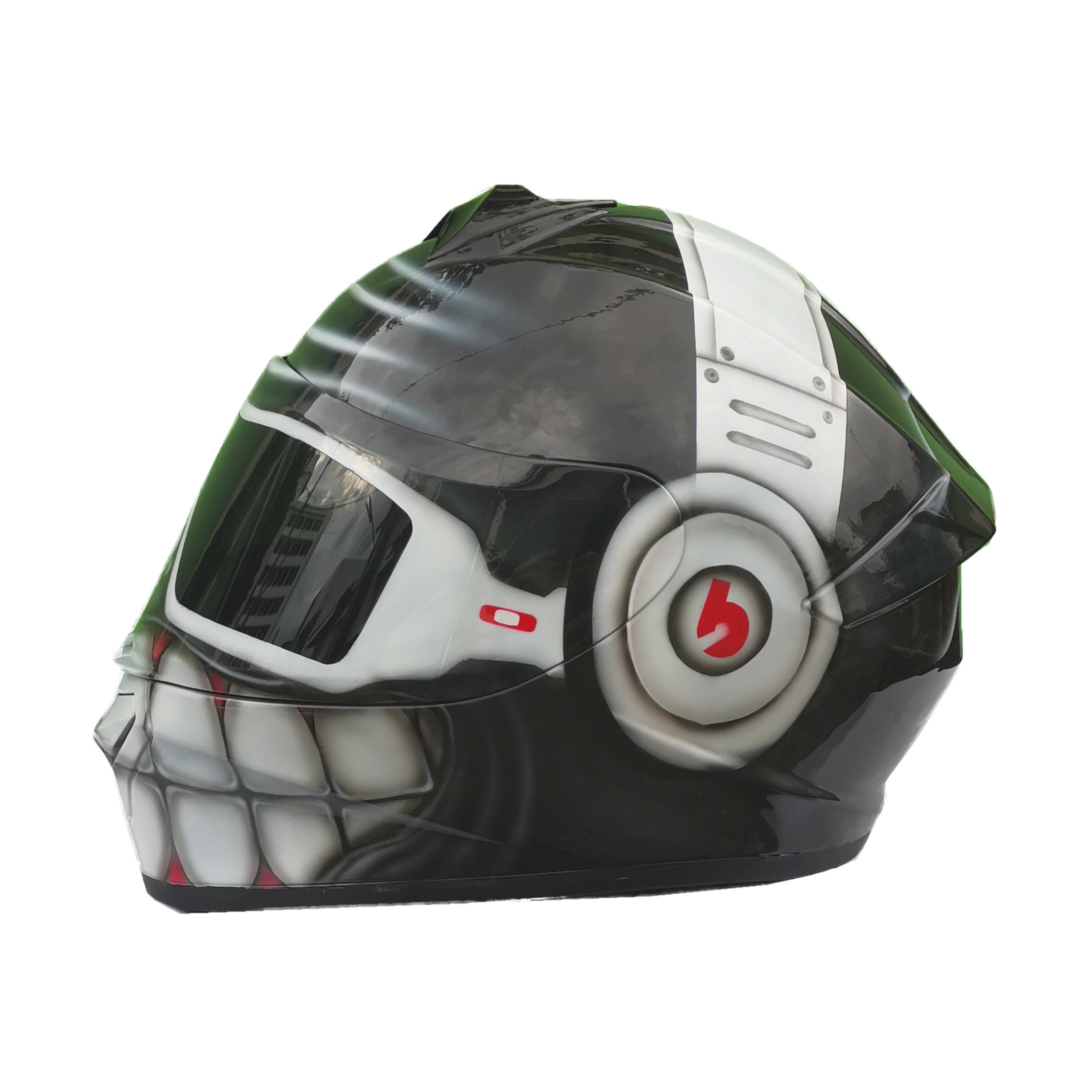 Full-face Custom Motorcycle Helmet motorcycle Skull Helmet | Etsy