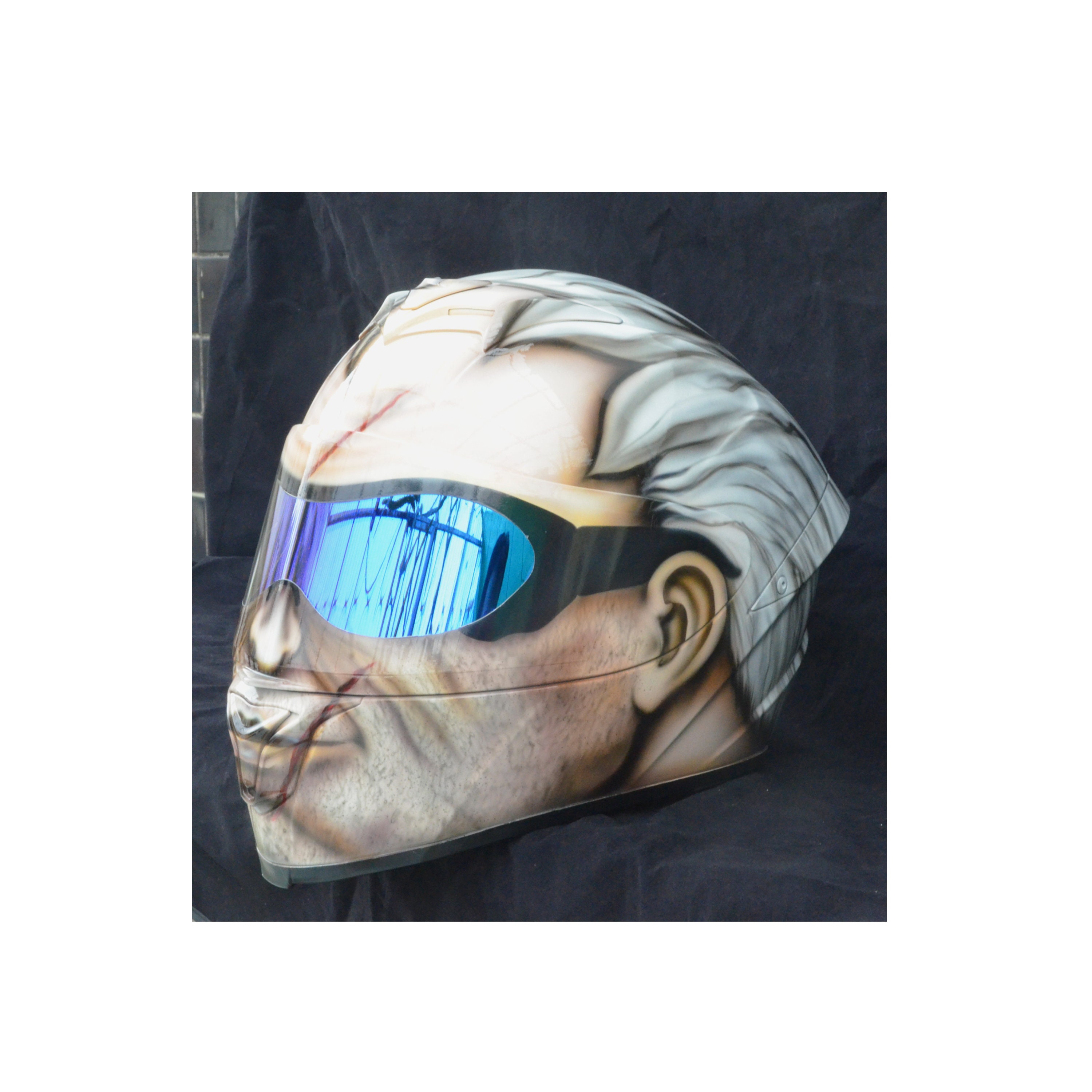 Full-face Custom Motorcycle Helmet motorcycle Skull Helmet - Etsy