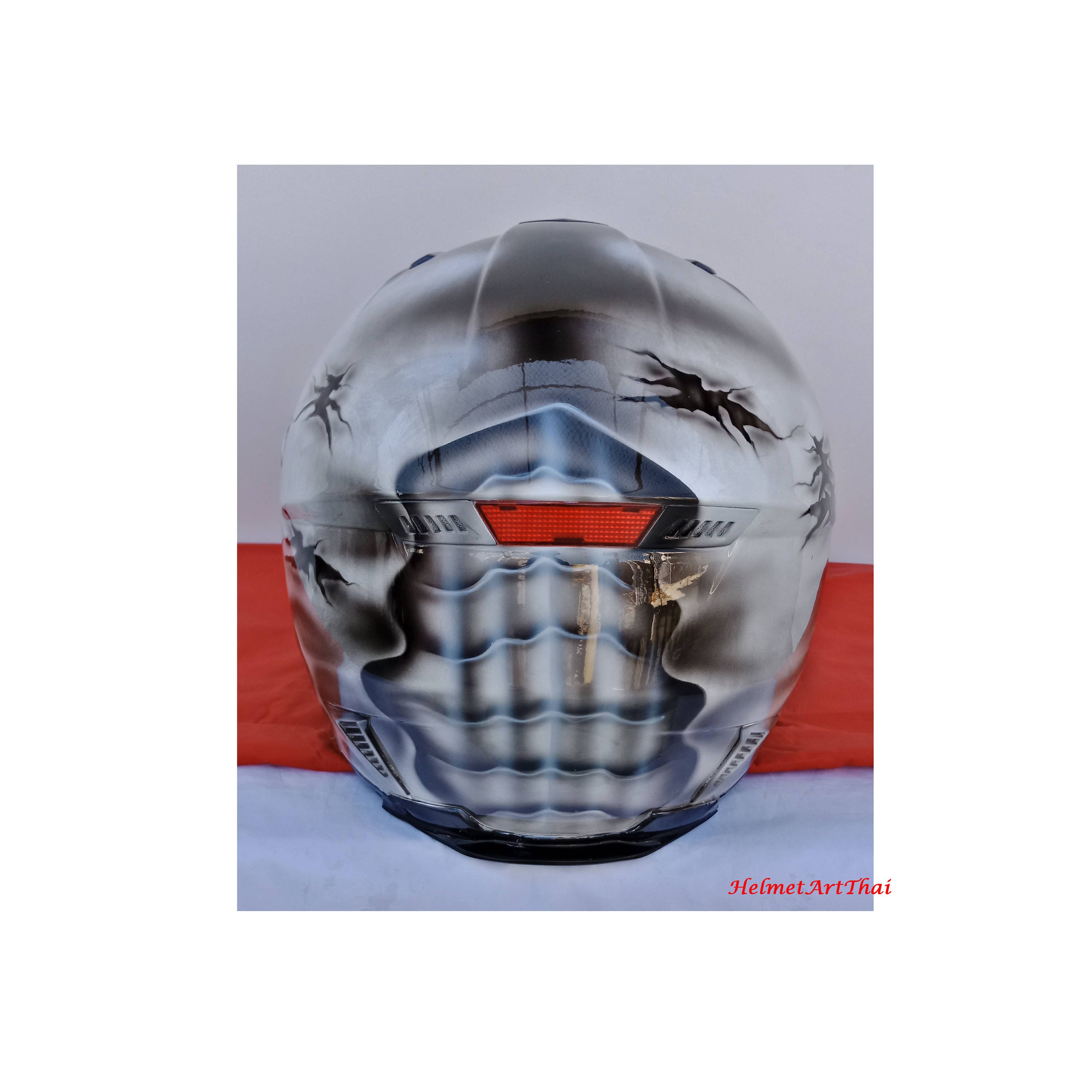 Full-face Custom Motorcycle Helmet motorcycle Skull Helmet | Etsy