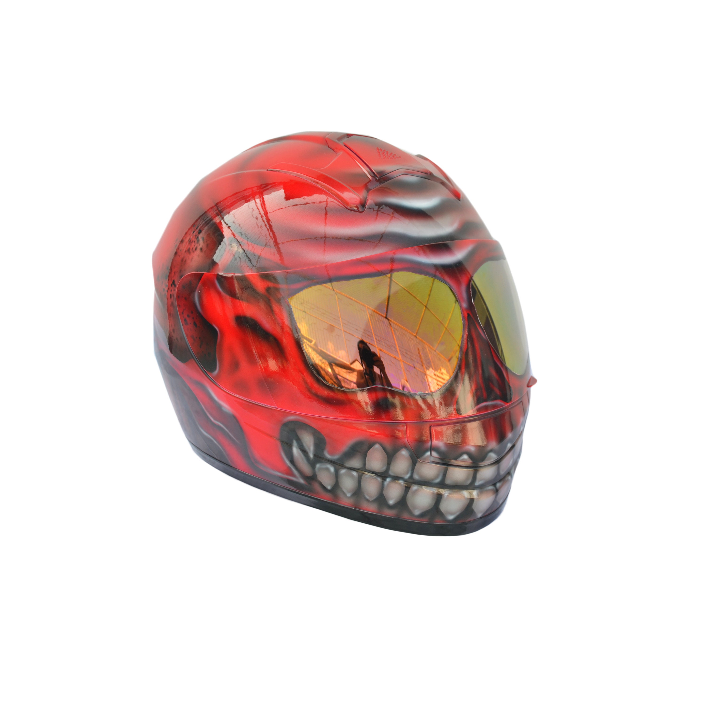 Full-face Custom Motorcycle Helmet motorcycle Skull Helmet - Etsy