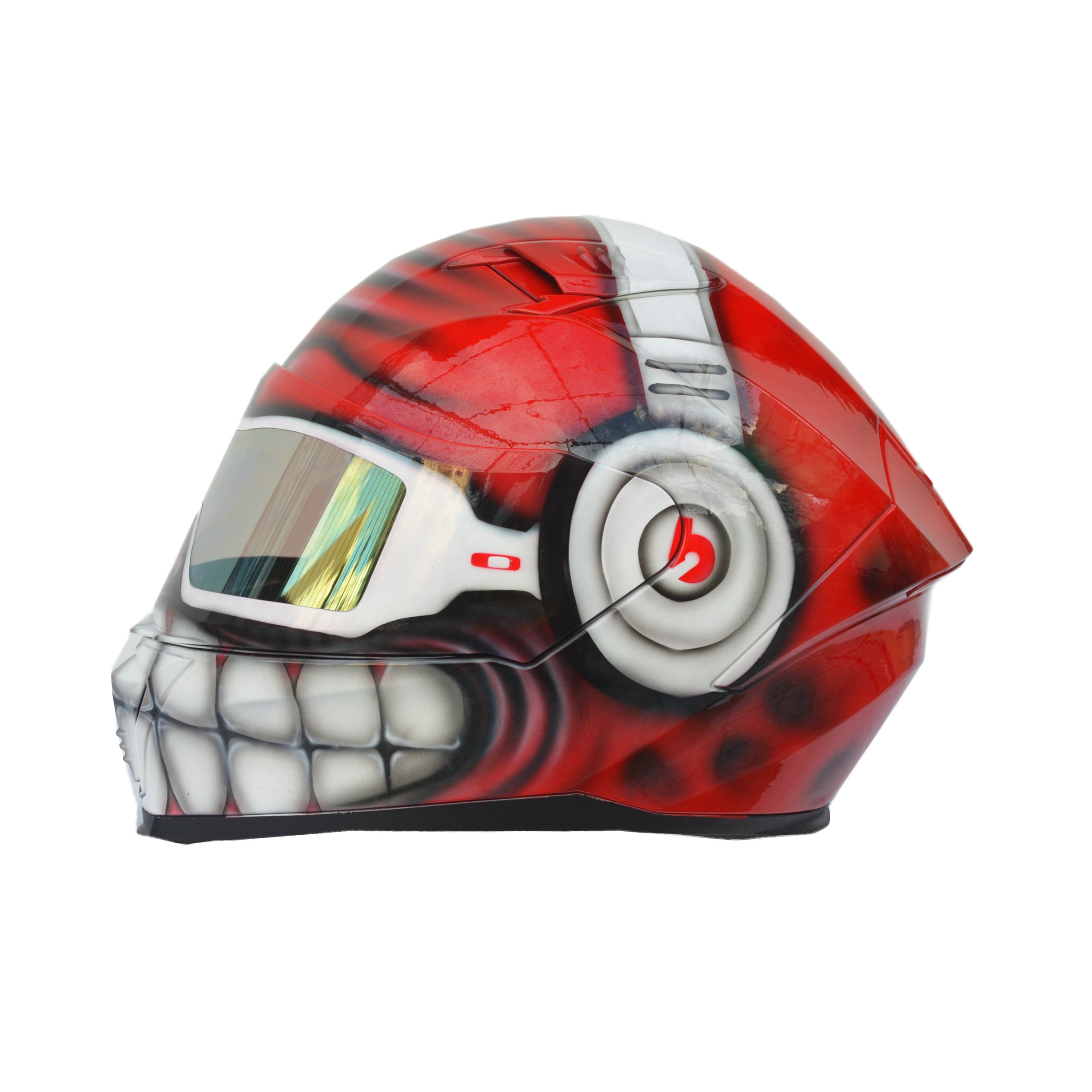 Full-face Custom Motorcycle Helmet ,motorcycle Skull Helmet ,custom ...