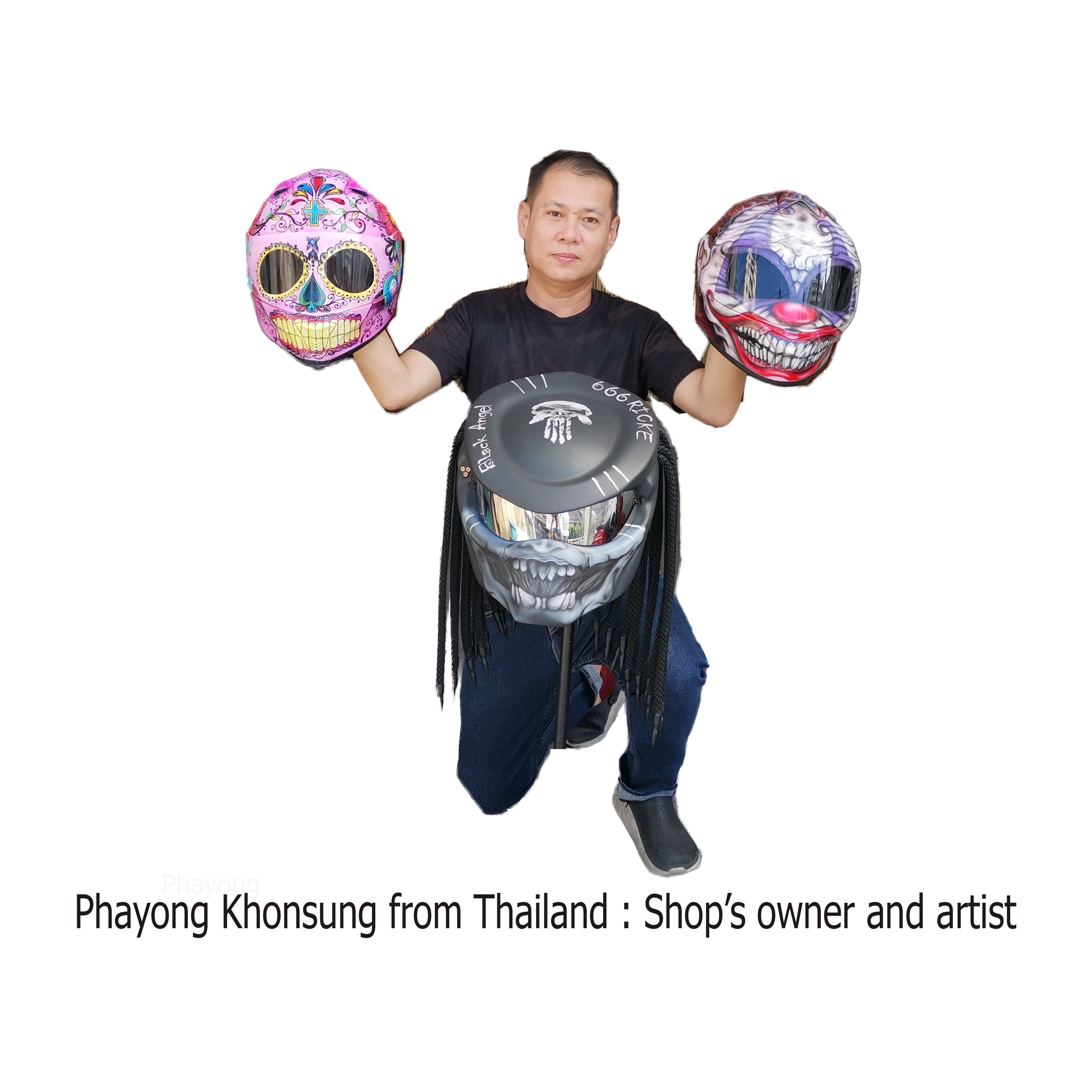 Full-face Custom Motorcycle Helmet motorcycle Skull Helmet | Etsy