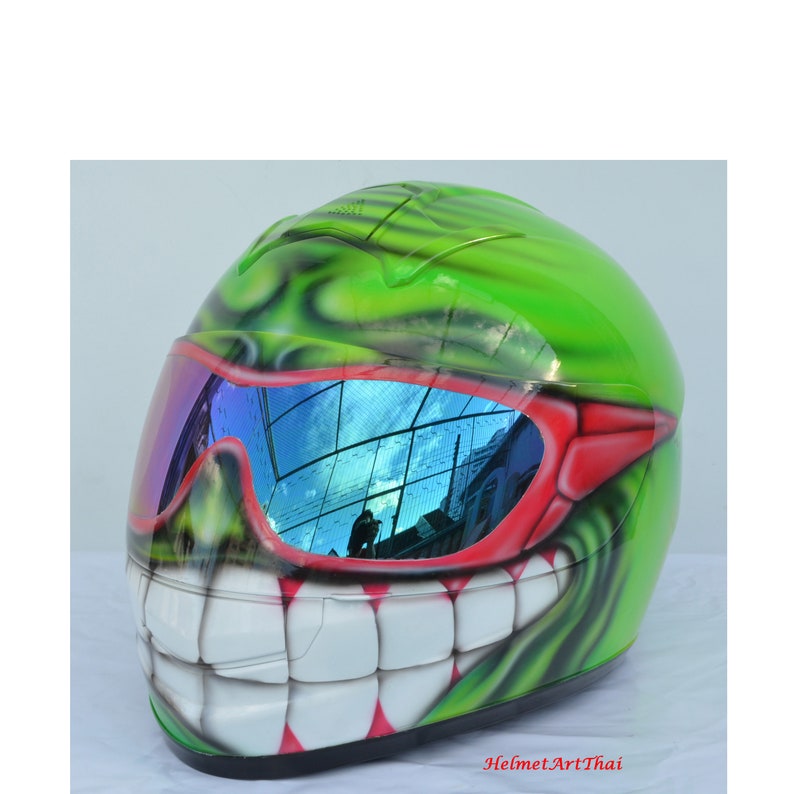 Full-face Custom Motorcycle Helmet motorcycle Skull Helmet - Etsy